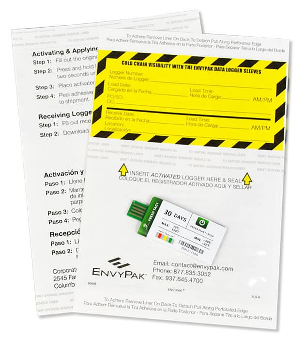 Data Logger Adhesive Sleeve